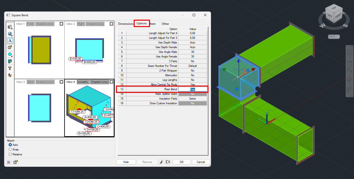 Slip and Drive Connectors don't apply Cleats on the expected duct side ...