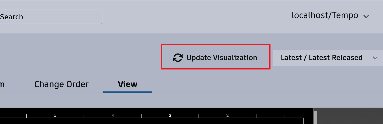 Update Visualization command is missing in Vault Thin Client