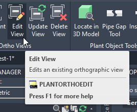 Missing components in the Orthographic BOM of AutoCAD Plant 3D