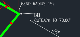 Elbow Suffix "cutback to..." not showing in the isometric BOM of ...