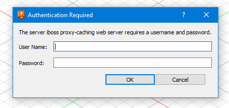 "Authentication Required. The server iboss proxy caching web server requires a username and ...