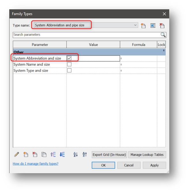 How to create a tag family to have one family with all the different label types in that family ...