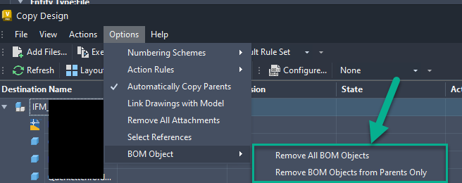 Property value of Inventor virtual part changes when running Copy Design in Vault