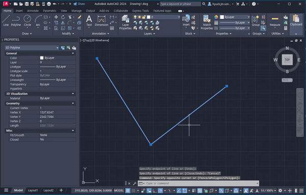 Cannot Offset 3d Polyline When Trying To Offset In AutoCAD