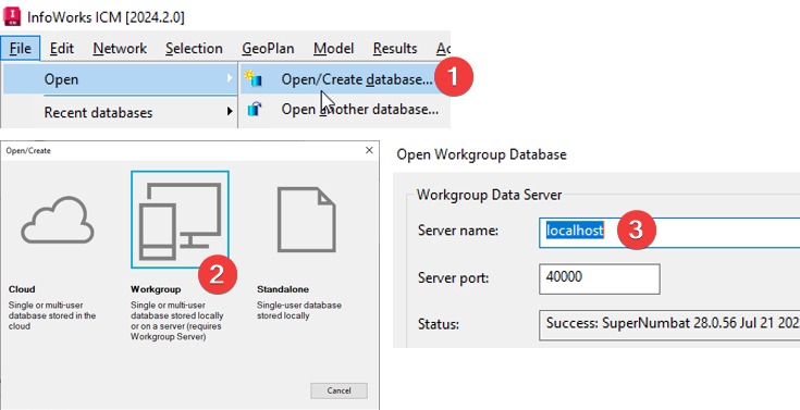 How to migrate InfoWorks ICM workgroup data server to new windows server