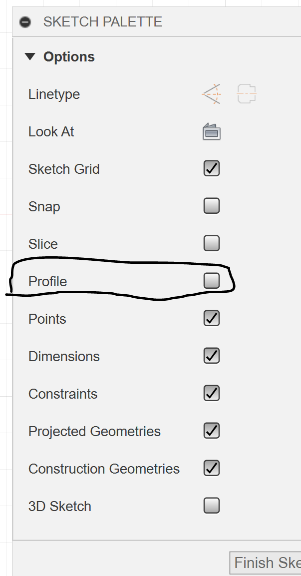 It is impossible to select closed profiles of a sketch in Fusion