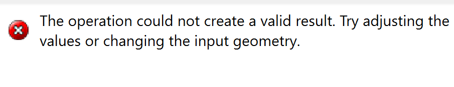 "The operation could not create a valid result" while trying to Thicken a surface in Fusion