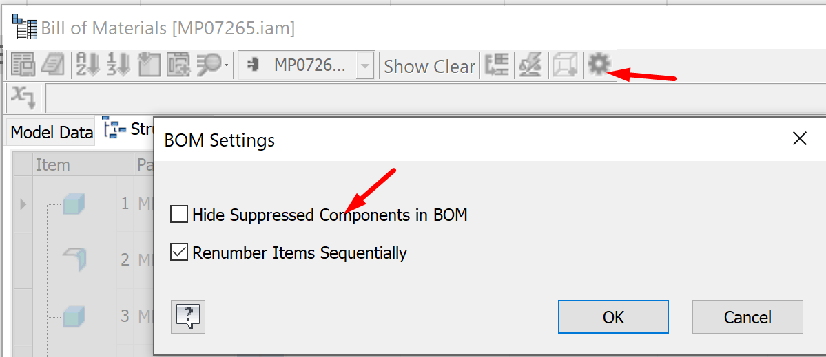 Unable to balloon iPart components in an iAssembly Inventor drawing