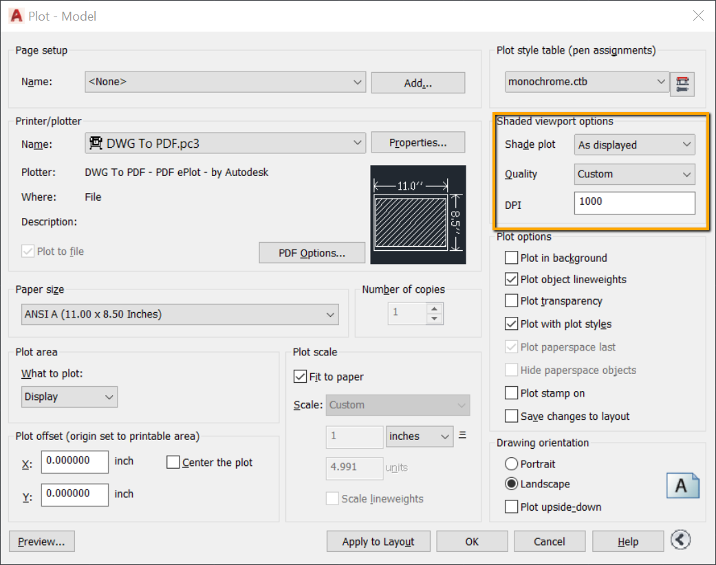 打印为真实样式的 DWG 视口时如何提高解决