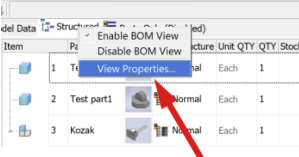 How to see the sub levels of a sub assembly in the structured parts ...