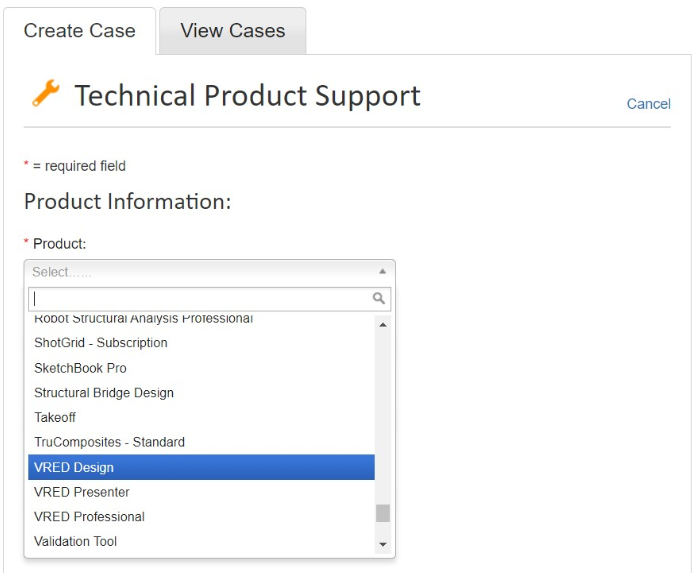 UNIFI is not in the list of products available for technical support