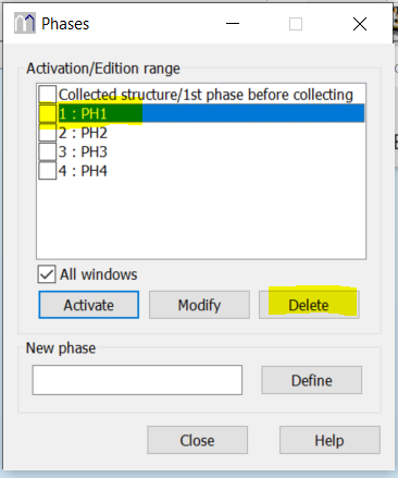 Results are not being displayed for shell model with phases defined in ...