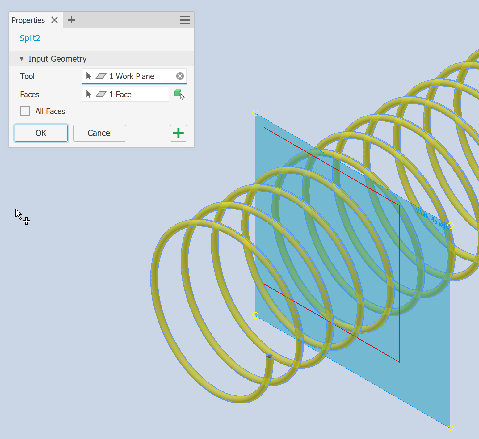 Top view of model using coil features is missing some edges on Inventor ...