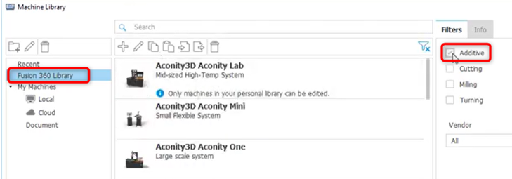 How to add an unsupported additive manufacturing printer to Fusion