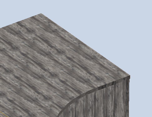 Texture direction of a part changes in shaded view on a drawing in Inventor