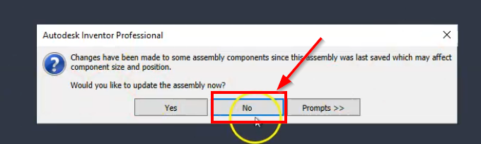 Inventor sometimes saves the file upon opening while being logged into Vault