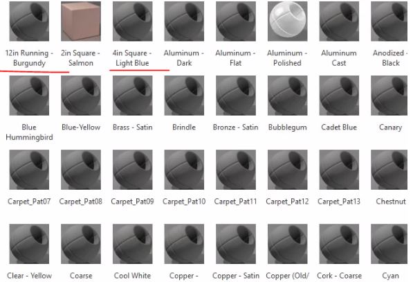Thumbnails in the appearance dialog box are all displayed in gray color ...