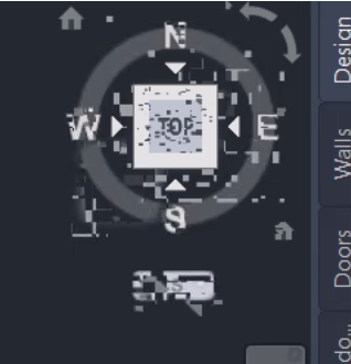 ViewCube는 AutoCAD 제품 및 DWG TrueView용으로 픽셀화되어 있습니다.