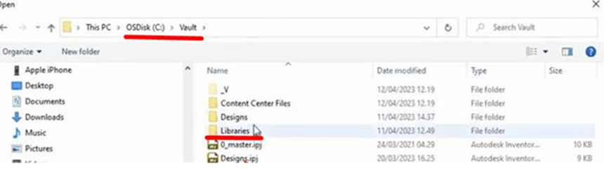 Some parts from the Inventor model are missing or displayed differently in Navisworks