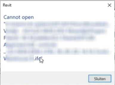 "Não é possível abrir [filename].ifc" vinculando IFC do ACC (Desktop Connector) no Revit