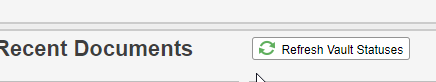 Vault status not in synchronized with Inventor home (recent files) view
