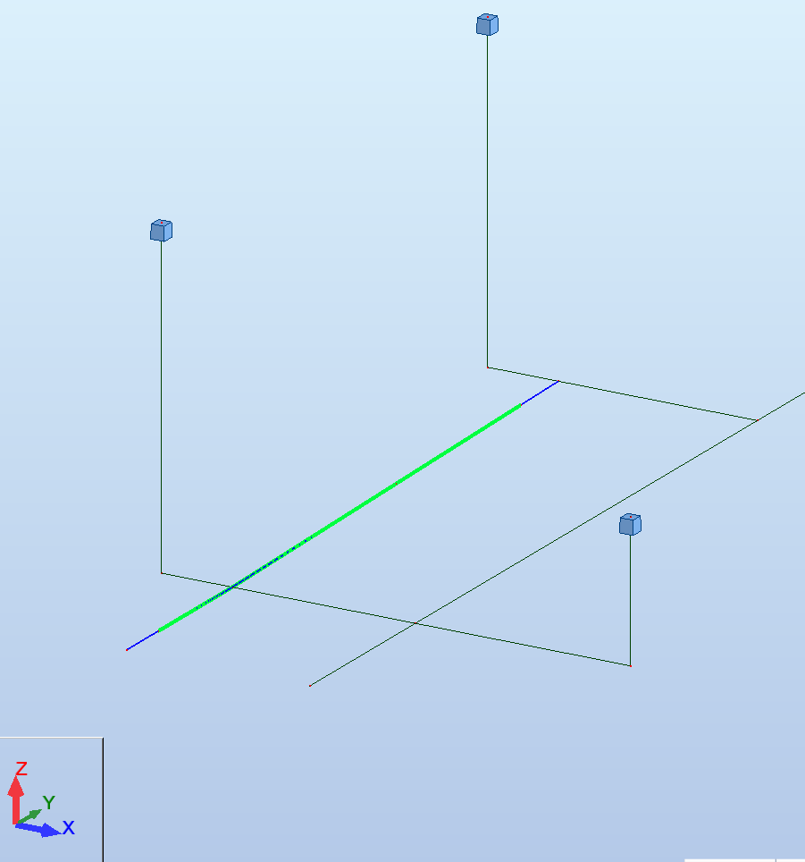 使用Robot Structural Analysis中定义的管线参数对移动载荷工况应用了无理水平力