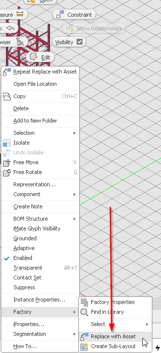 Factory properties do not show when Factory assets are placed into a Factory layout with the ...