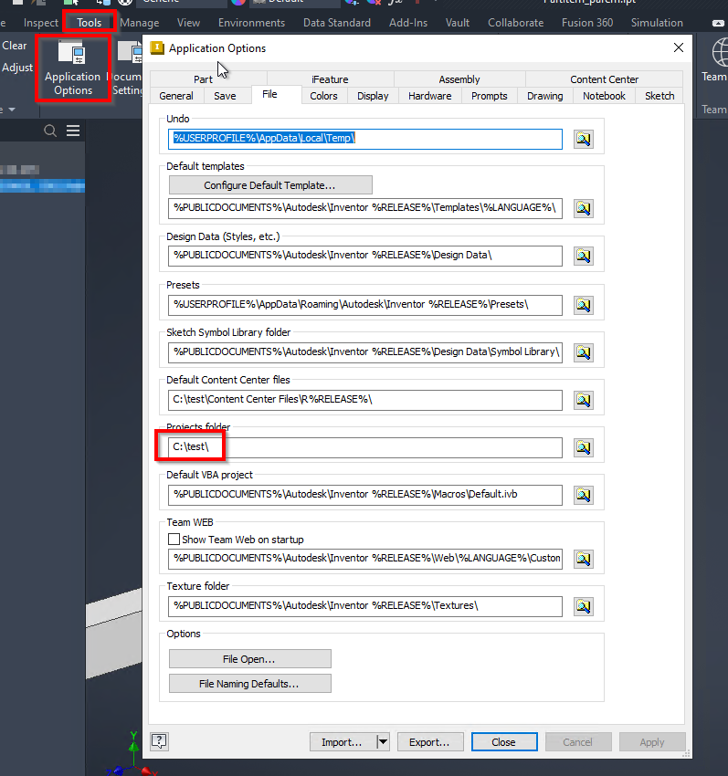 " An unknown error was encountered..." when opening Inventor files from Vault after removing ...