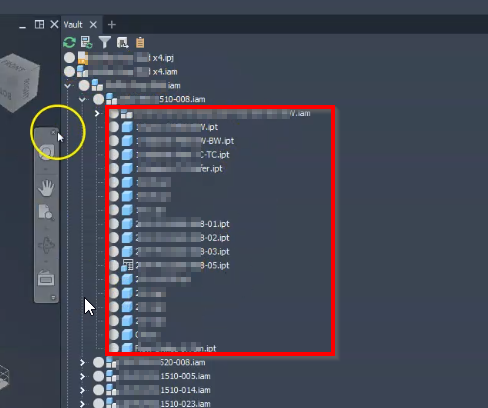 连接到 Vault 2022 及更高版本时，使用“衍生替换表达”打开大型 Inventor 部件时速度很慢