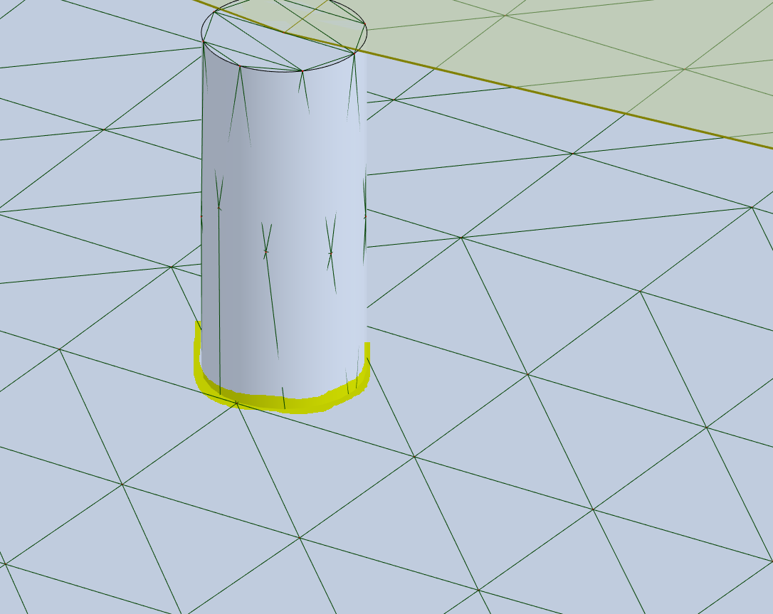 Incoherent mesh for model consisting of several solid objects in Robot Structural Analysis