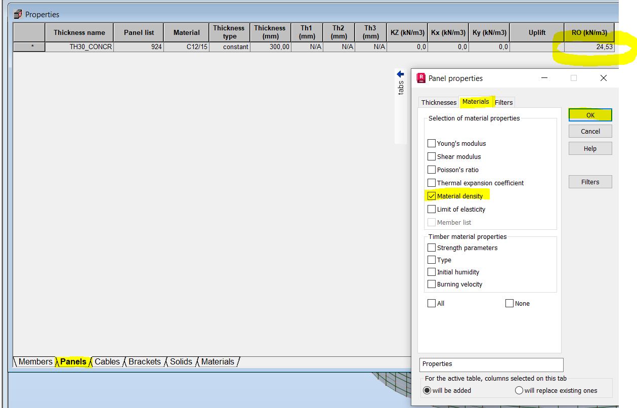 Incorrect self weight load case results for model consisting user ...