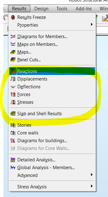 How to find the worst load case applied to structure in Robot Structural Analysis