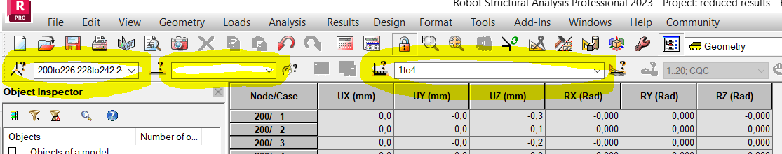 How to find the worst load case applied to structure in Robot Structural Analysis