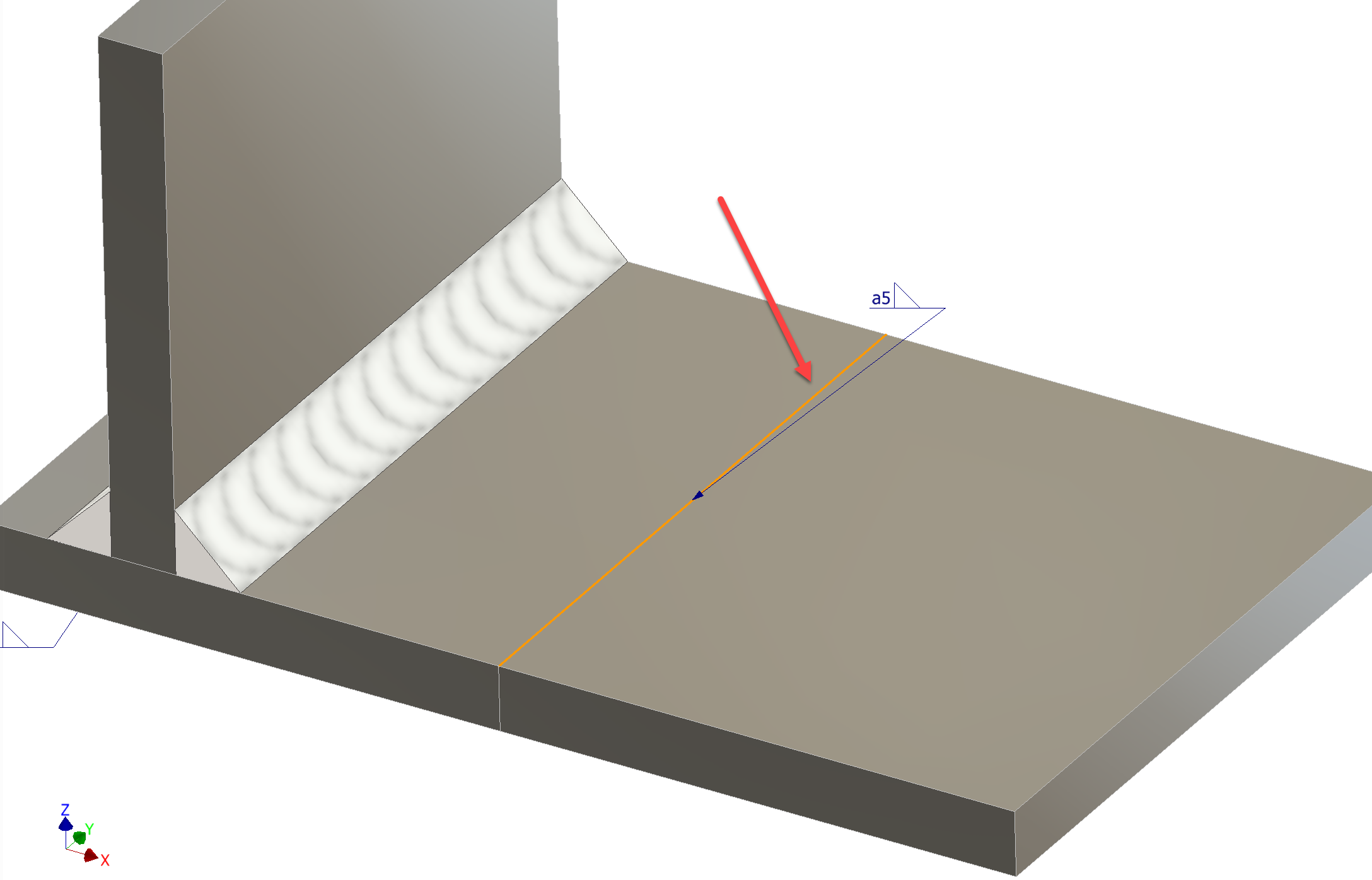 Not able to change the color of the cosmetic weld in Inventor