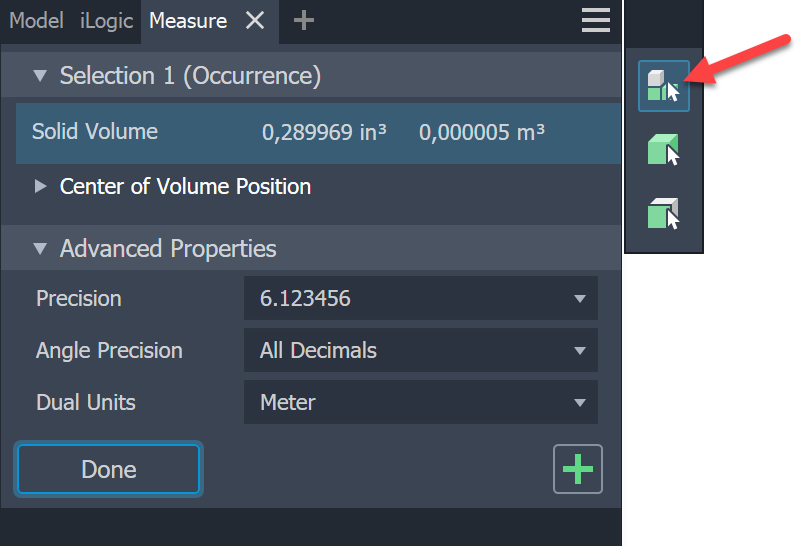 Cannot measure face distance in an assembly in Inventor