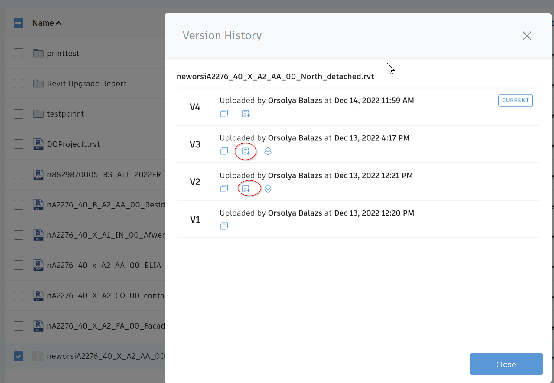 如何同时下载包含所有版本历史的云模型