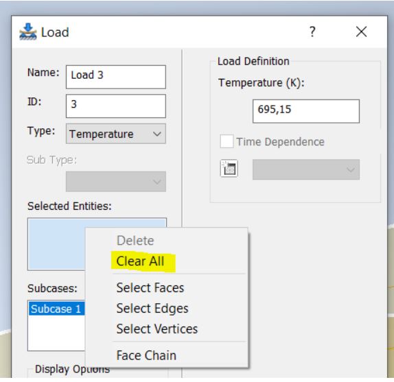 Geometry Not Applied At A Valid Fe Mesh Location For Shell Model With Temperature Loads