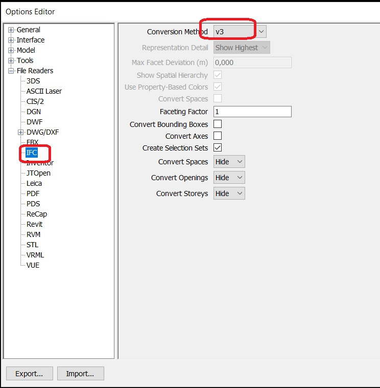 Incorrect position of IFC models in Navisworks