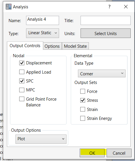 How to run analysis for different parts of assembly within one model in Inventor Nastran.