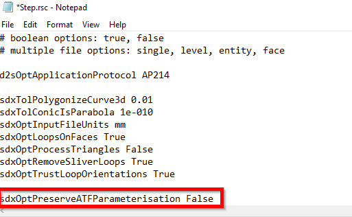 Step file surfaces split into multiple patches during import into PowerMILL