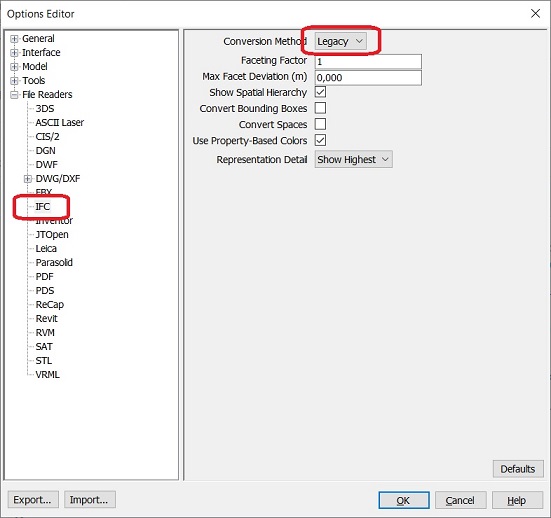 Wrong object geometry imported from IFC to Revit
