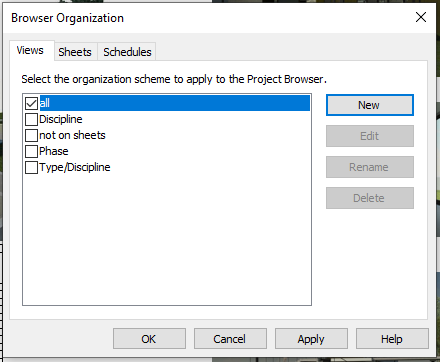 Views disappear from the Project Browser after placing them in the sheets in Revit