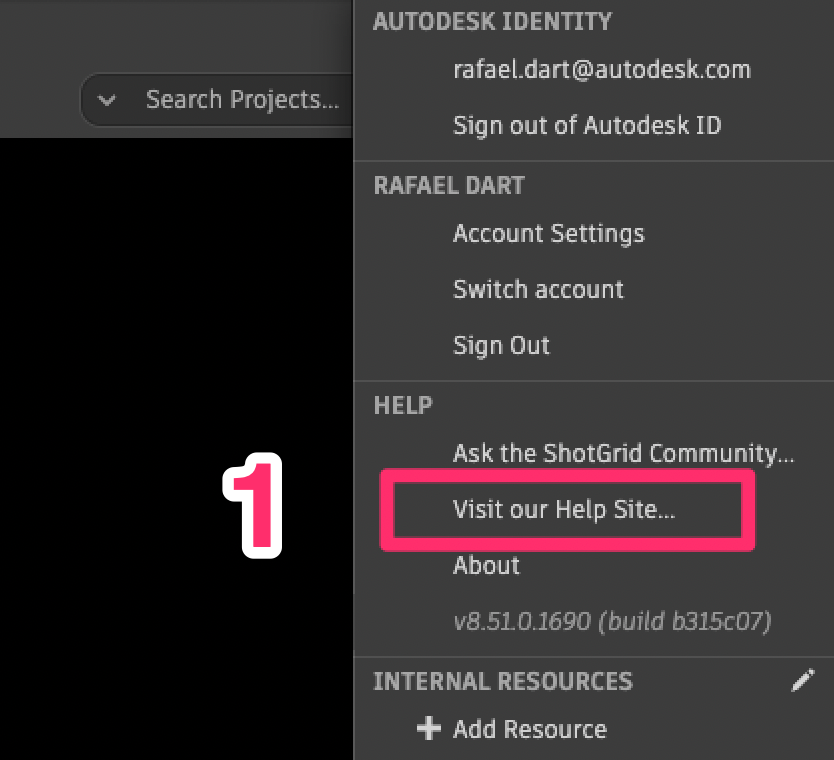 How to create a ShotGrid support case