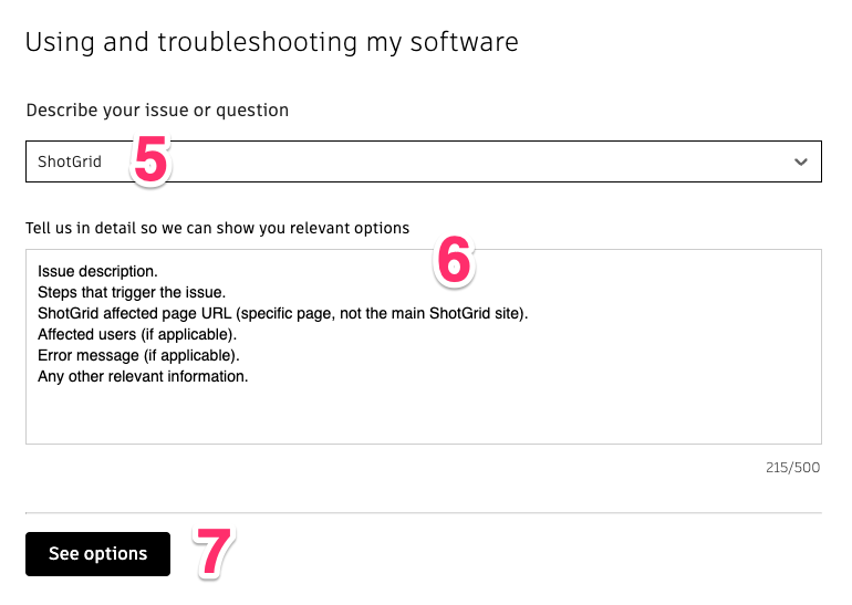 如何创建ShotGrid支持案例