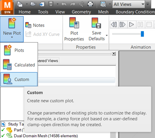 How to calculate clamp force in any custom direction in Moldflow