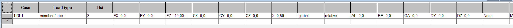 How to change nodal force to bar force in load table in Robot ...