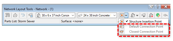 How to use Pipe Network connection points in Civil 3D