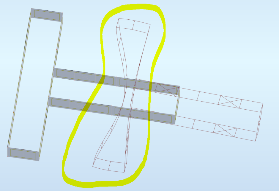 Discrepancy in normal frequencies of object simulated by shell and bar finite elements in Robot ...