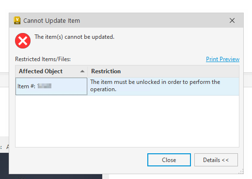 Secondary link assigned to existing Released Item in Vault when using custom property for ...