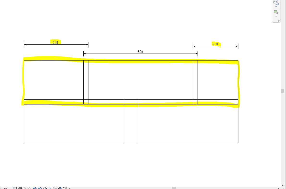 The structural Fabric area size changes after being added to the group ...
